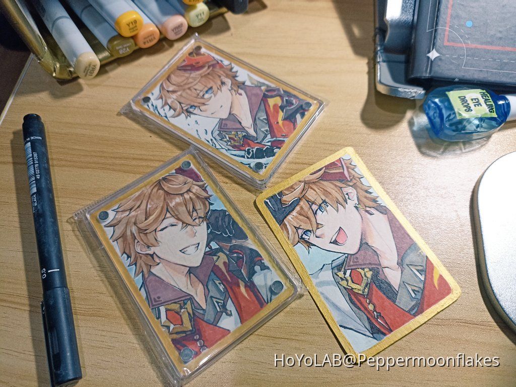 Tartaglia Copic Photo Cards Genshin Impact | HoYoLAB