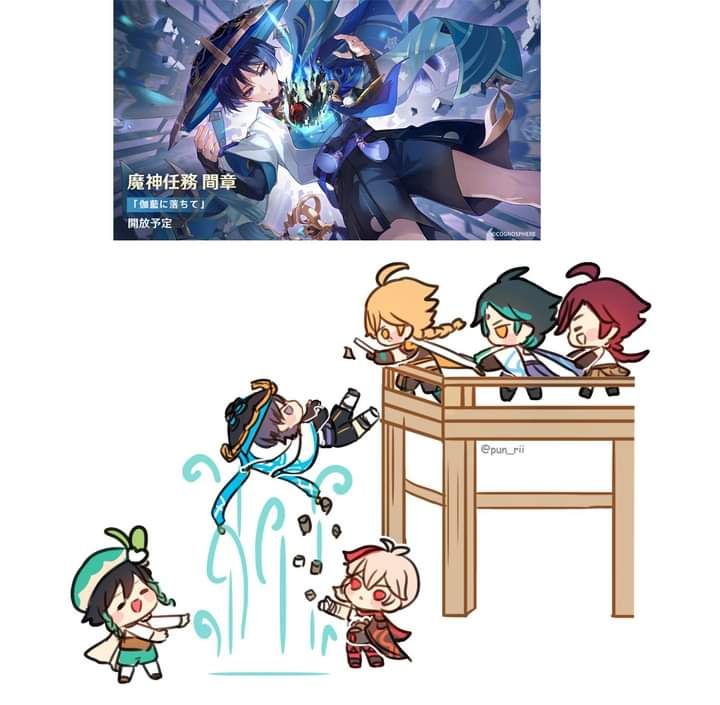 Behind the scene 3.3🤣 by Pun_rii Genshin Impact | HoYoLAB