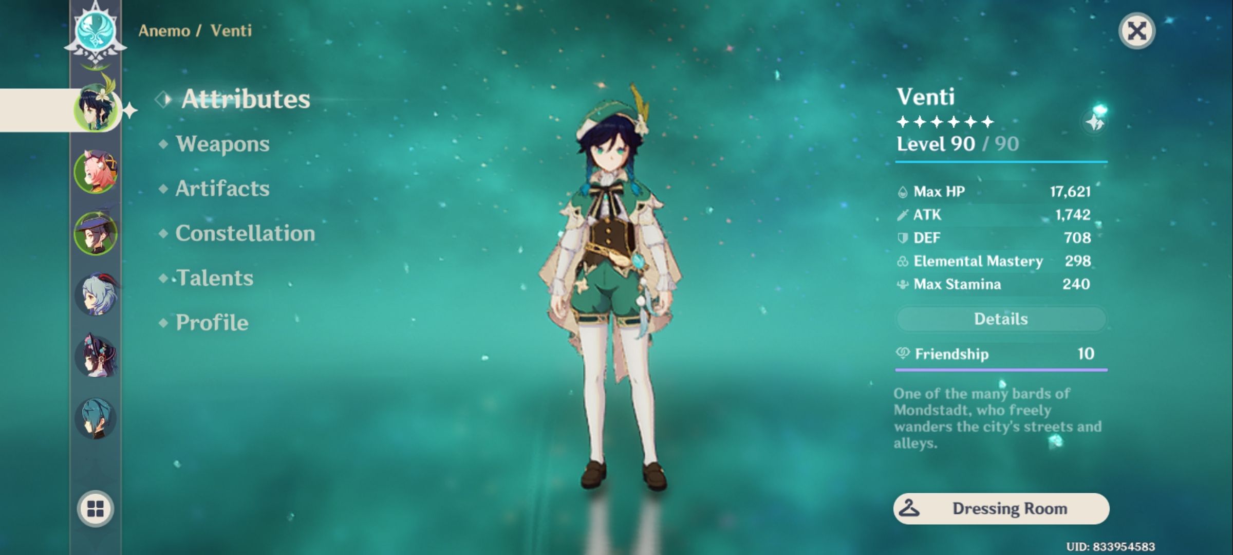 Venti Stringless!!! Genshin Impact | HoYoLAB