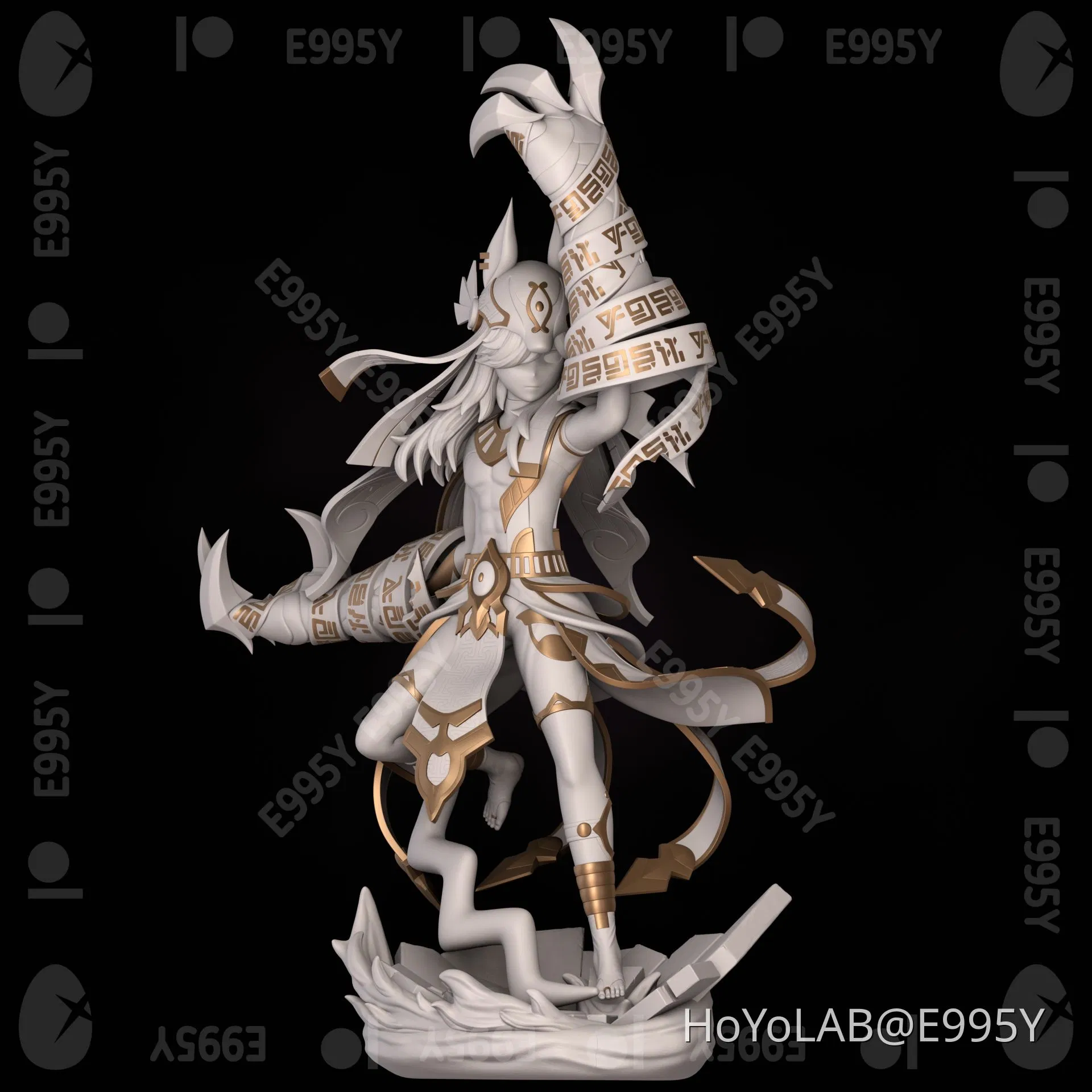 Cyno 3D model fanart Genshin Impact | HoYoLAB