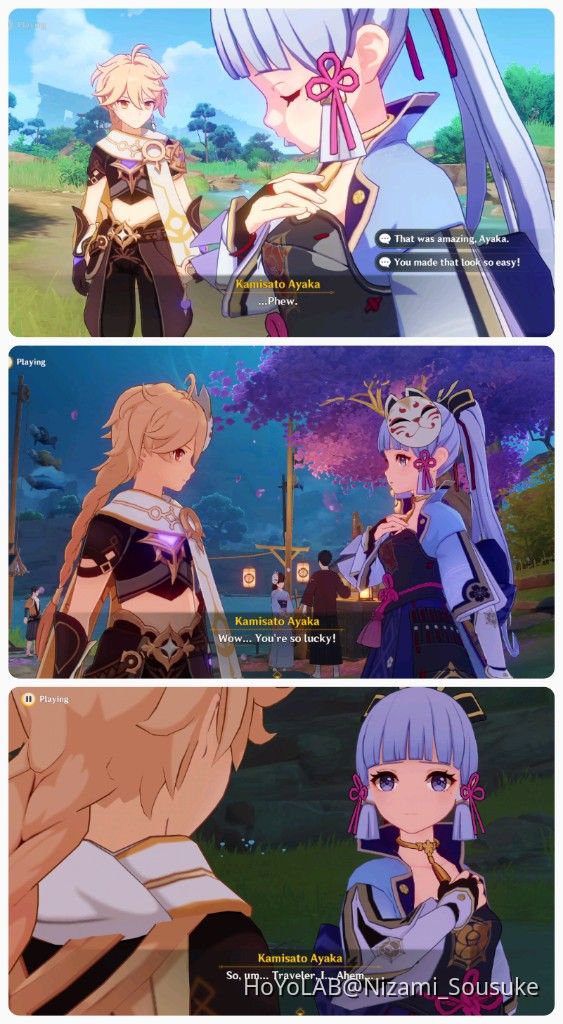 Aether x Ayaka Genshin Impact | HoYoLAB