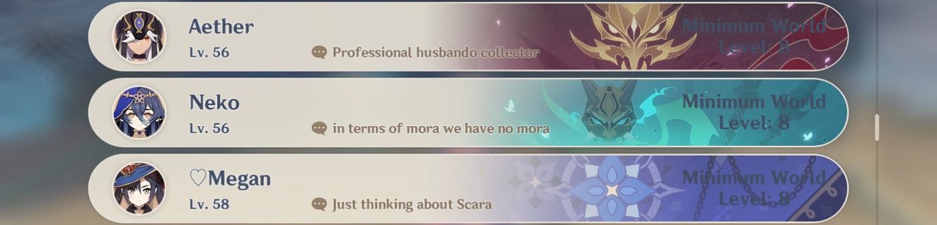 Signatures Genshin Impact | HoYoLAB