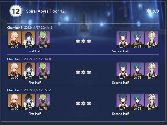 Abyss 12 - 3.2 - Trios Genshin Impact | HoYoLAB