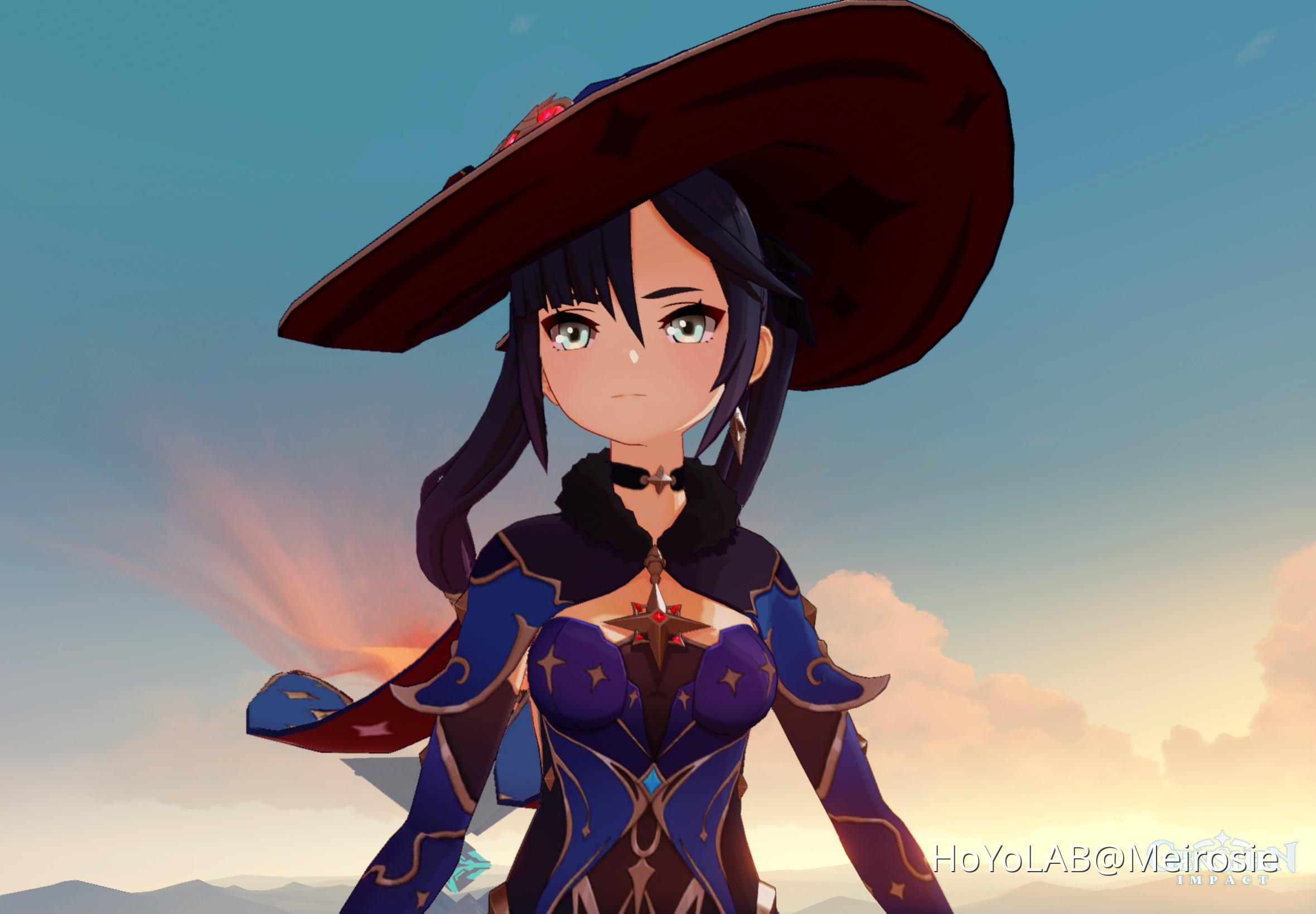 Mona in the desert 🏜 Genshin Impact | HoYoLAB