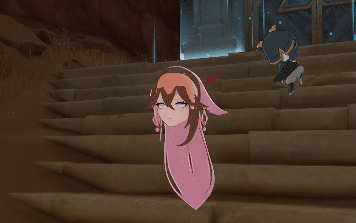 Faceless Ayato? How about Yae... (game bug) Genshin Impact | HoYoLAB