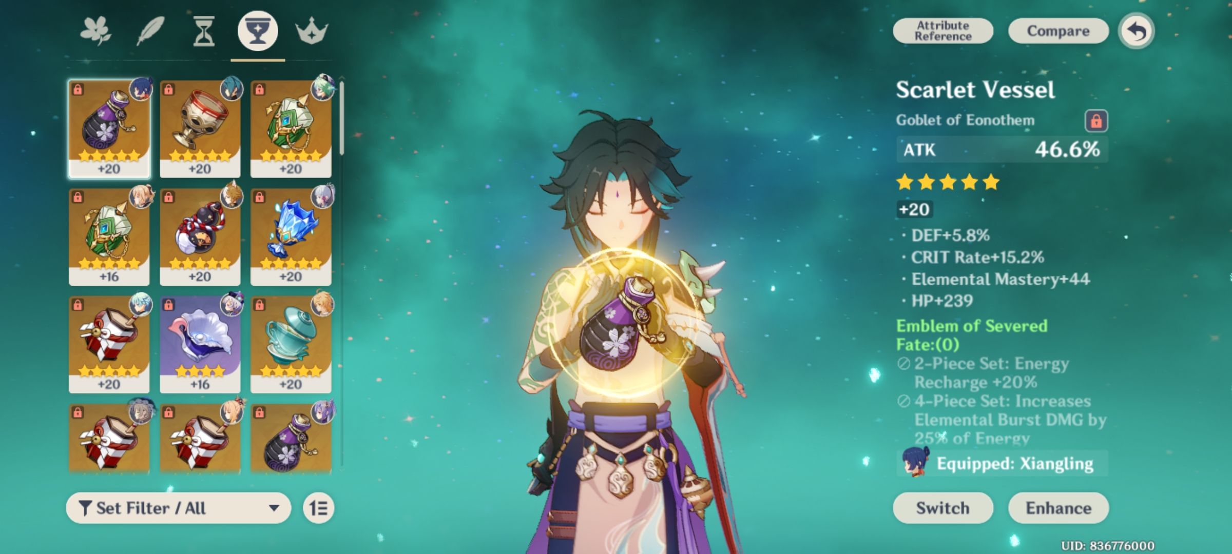 What's your artifact with THE MOST crit rate on it Genshin Impact | HoYoLAB