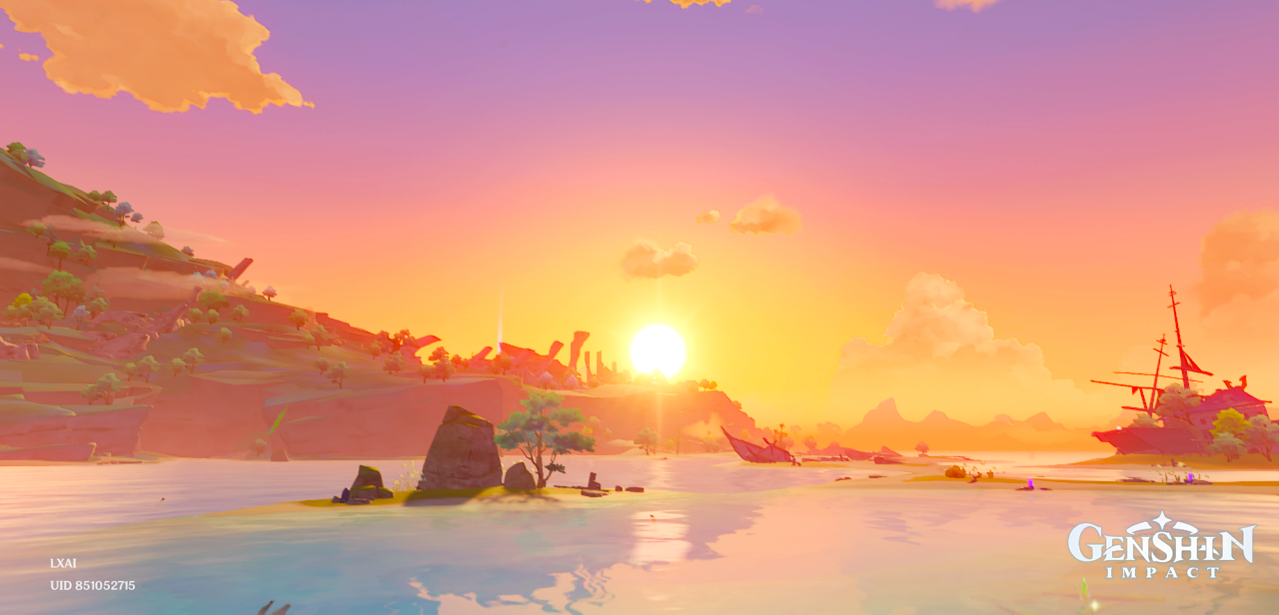 Sunset in Nazuchi Beach Genshin Impact | HoYoLAB