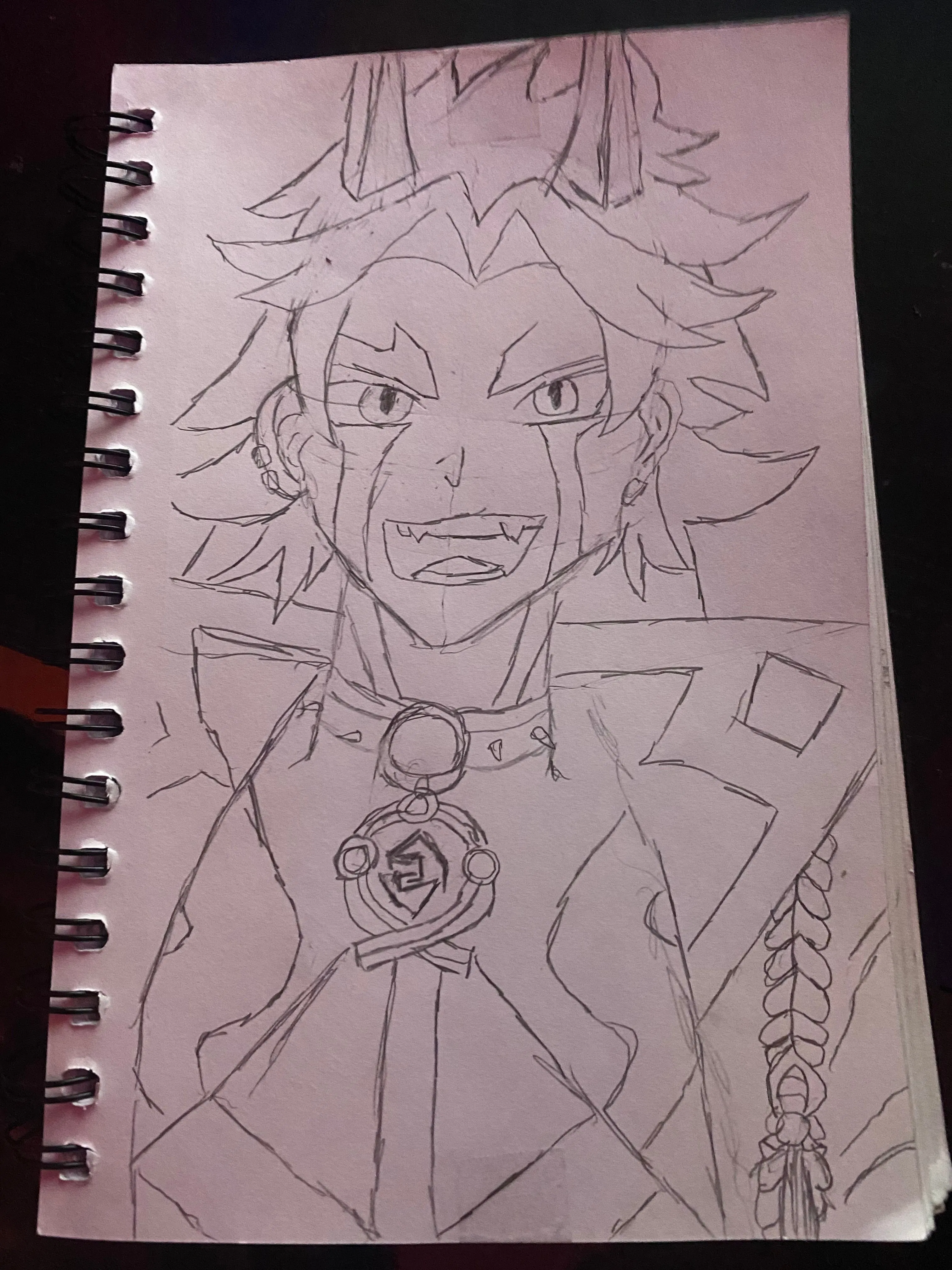 My drawing of Arataki Itto! Genshin Impact | HoYoLAB