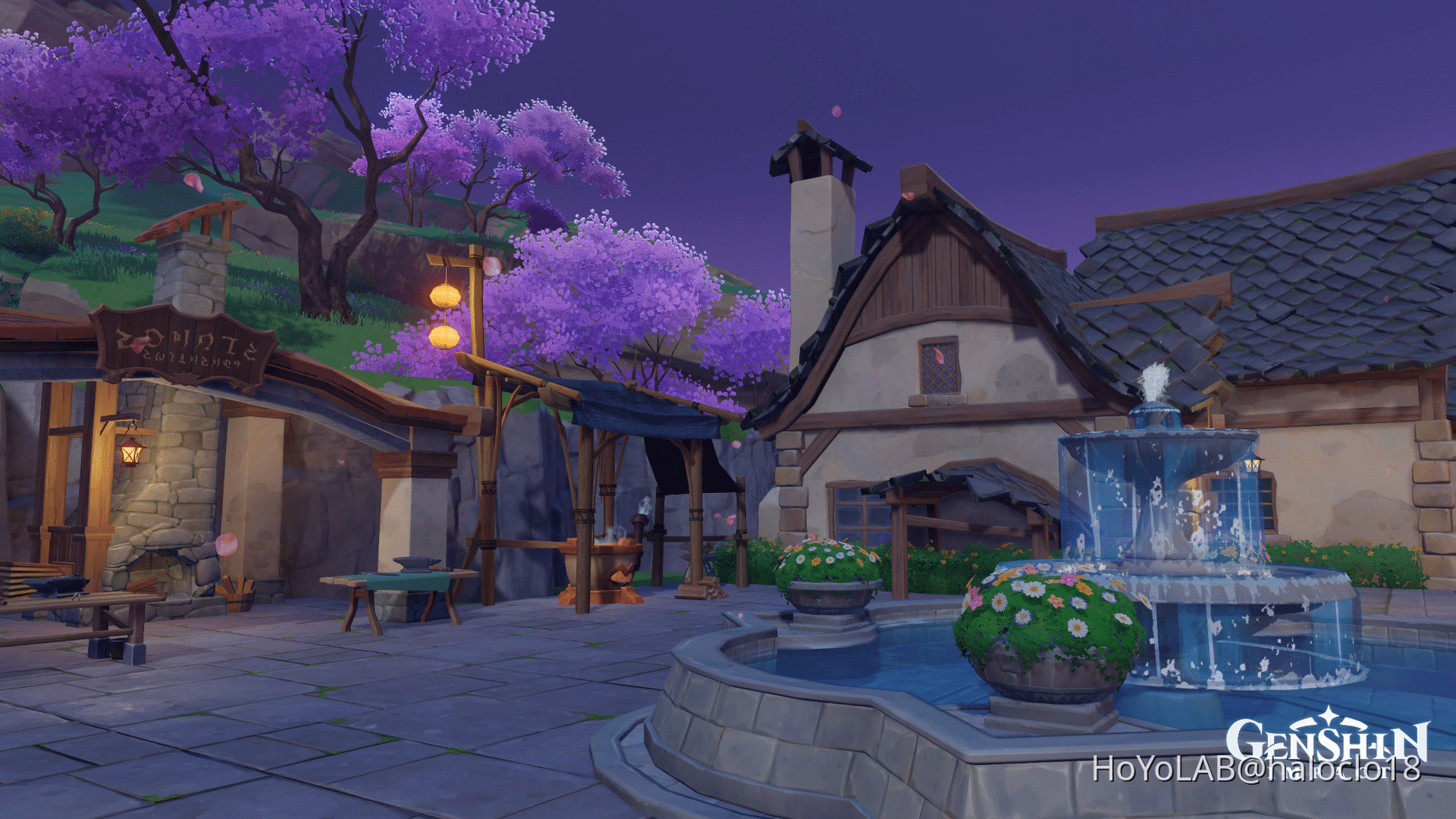 [Serenitea Pot] Frühlingsbrise-Dorf [ASIA Replica ID Ready!] Genshin ...
