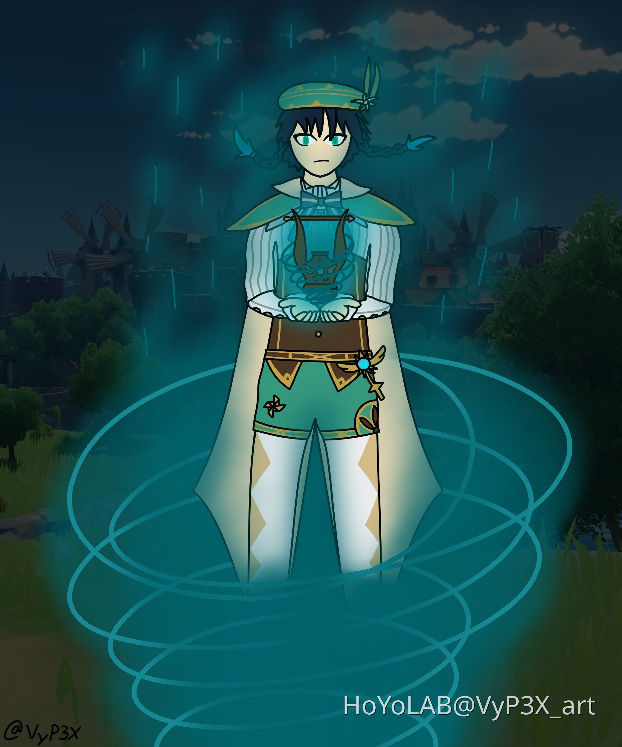 Venti Fan Art Genshin Impact | HoYoLAB