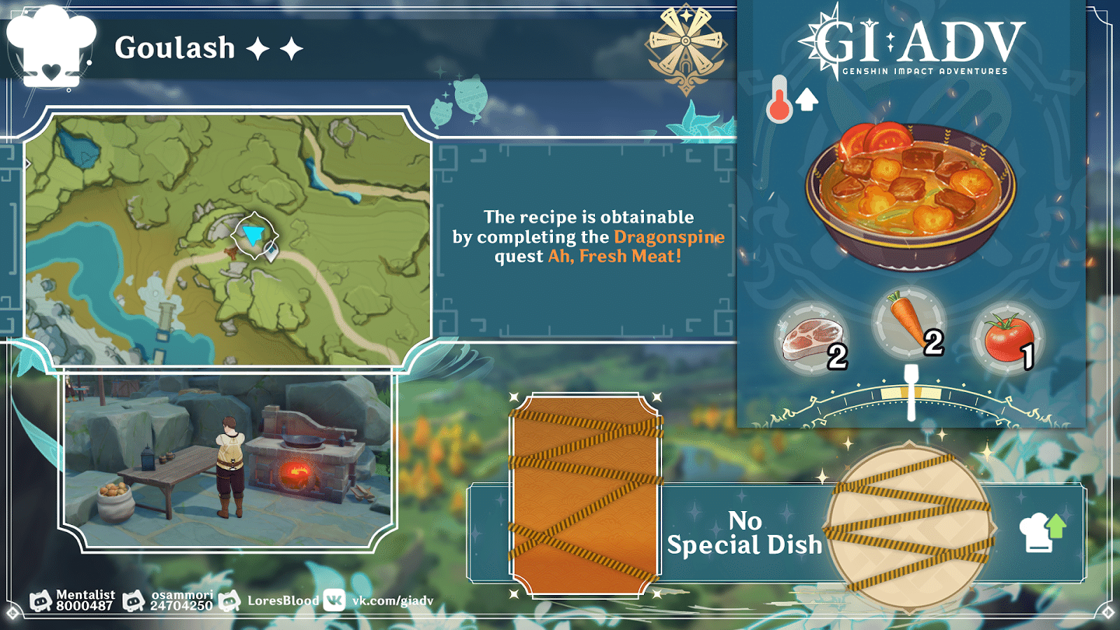 Mondstadt Dishes [21 recipes] Genshin Impact | HoYoLAB