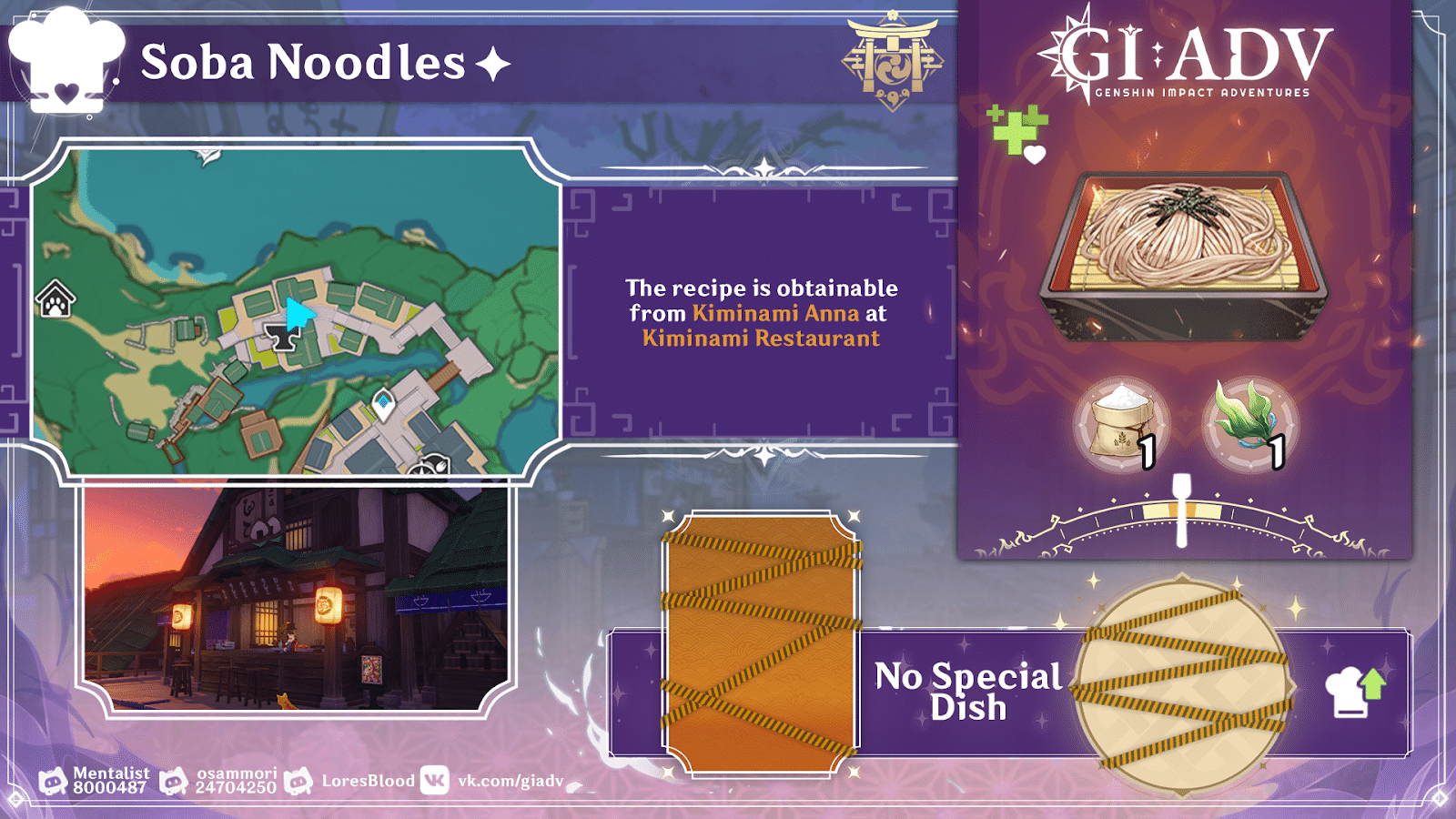 Inazuma Recipes [34 recipes] Genshin Impact | HoYoLAB