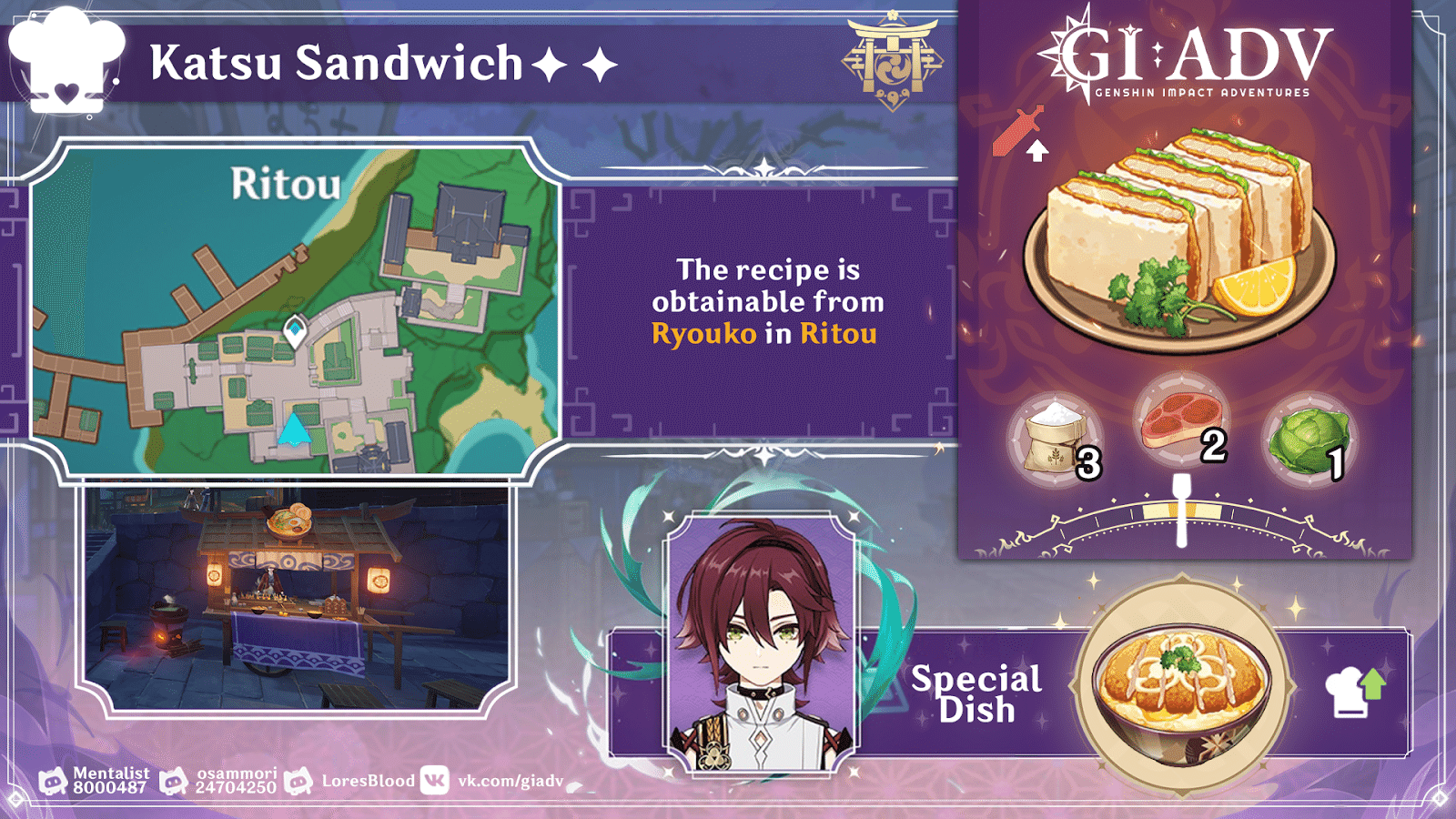 Inazuma Recipes [34 recipes] Genshin Impact | HoYoLAB