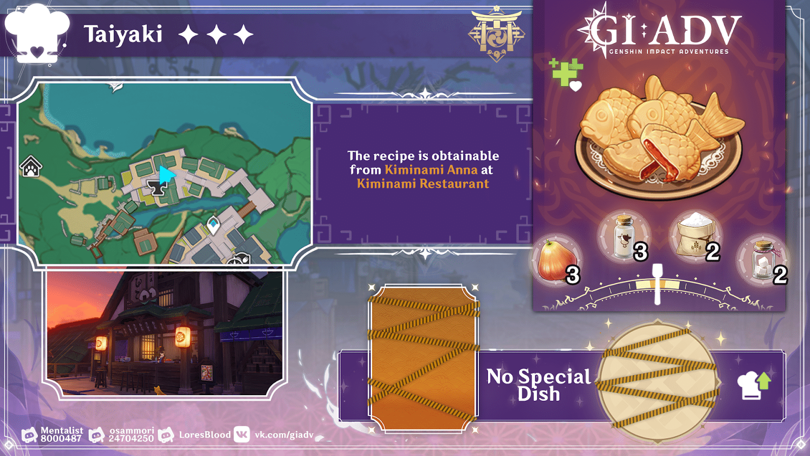 Inazuma Recipes [34 recipes] Genshin Impact | HoYoLAB