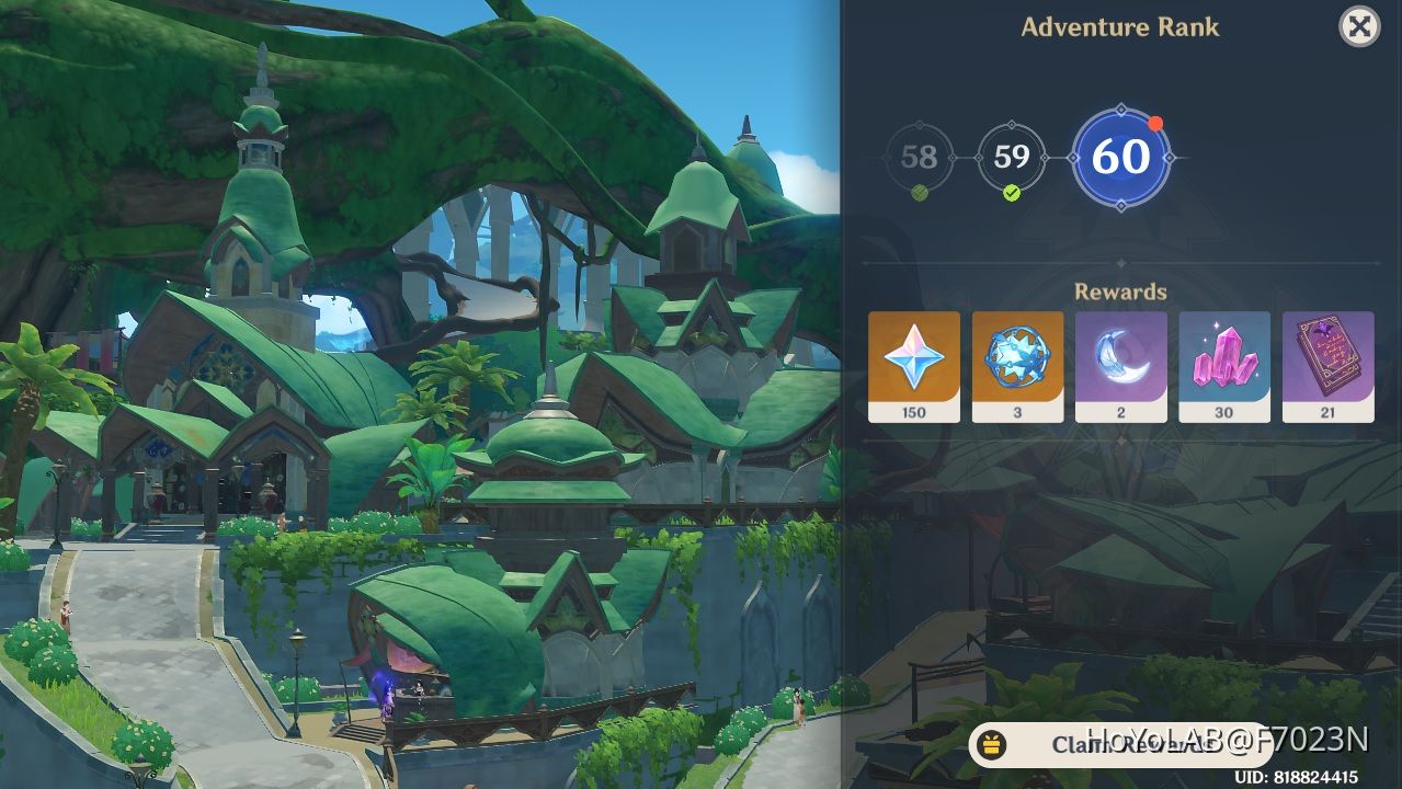 Adventure Rank 60 , Take Forever But Is Done LOL ! Genshin Impact | HoYoLAB