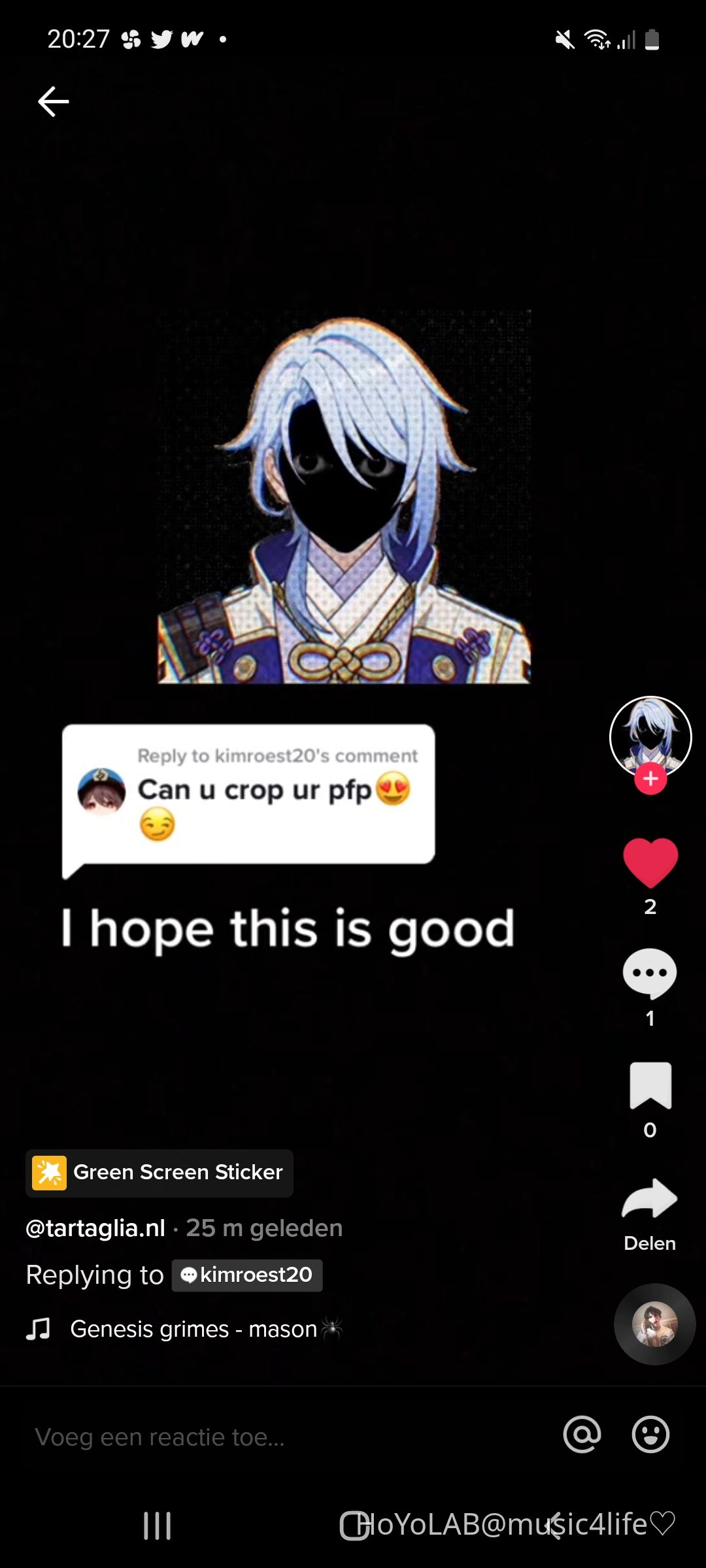 FACELESS AYATO PFP Genshin Impact | HoYoLAB