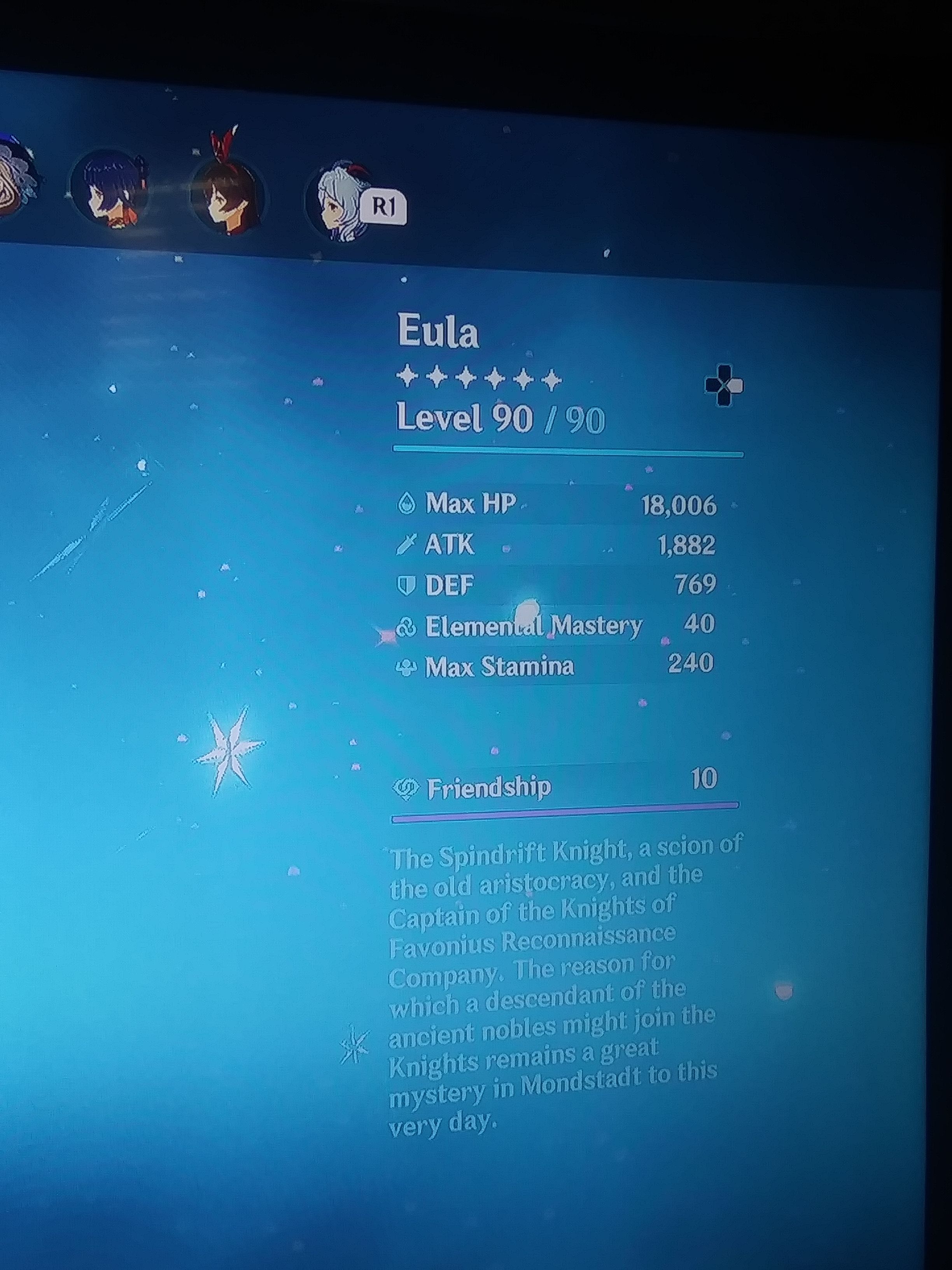 Eula build slight change Genshin Impact | HoYoLAB