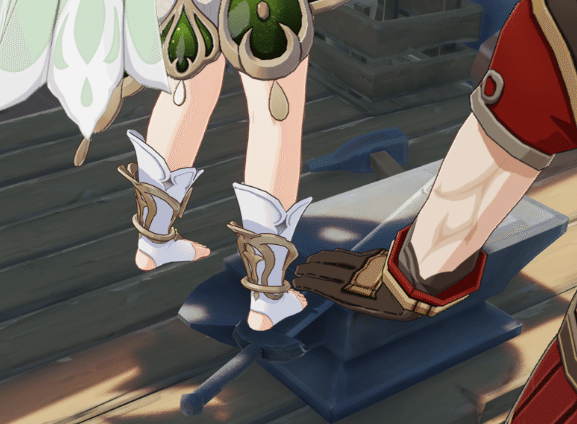 This is how smol Nahida's foot is...awww Genshin Impact | HoYoLAB