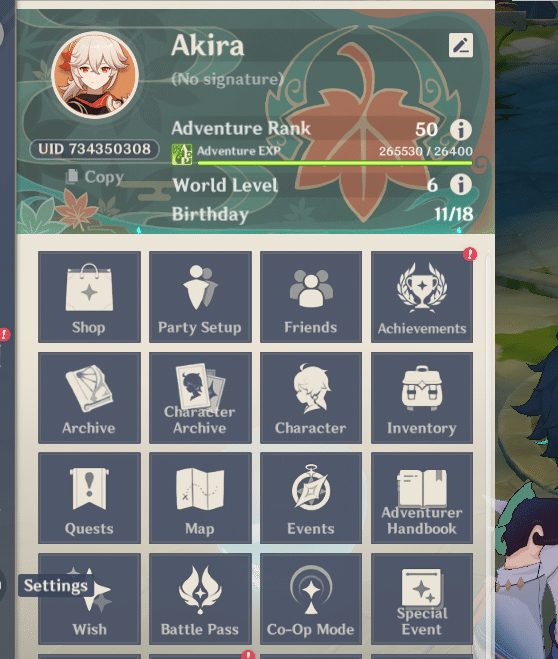 Saving up XP Genshin Impact | HoYoLAB