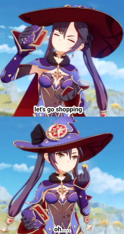 oh poor Mona (meme) | Genshin Impact | HoYoLAB