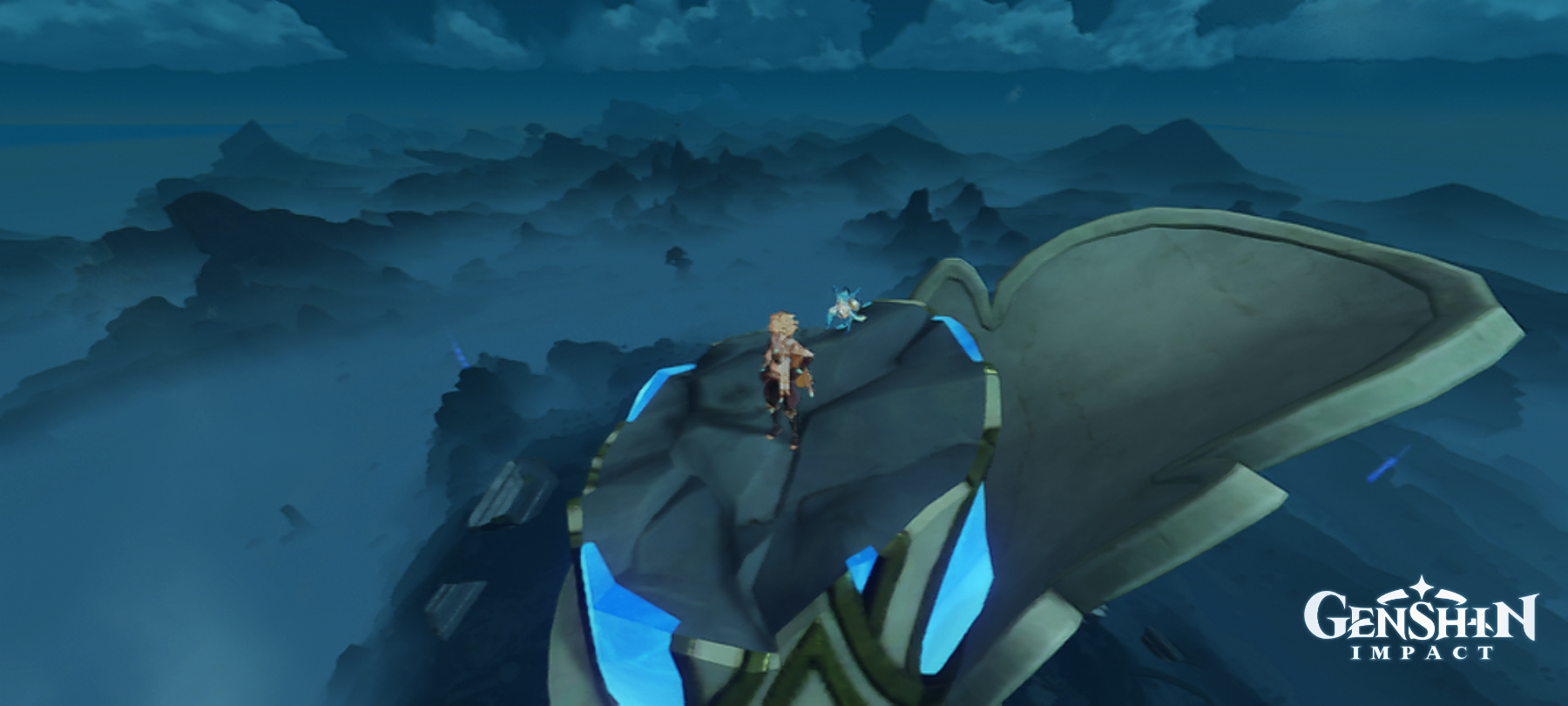 at the top in dragonspine Genshin Impact | HoYoLAB