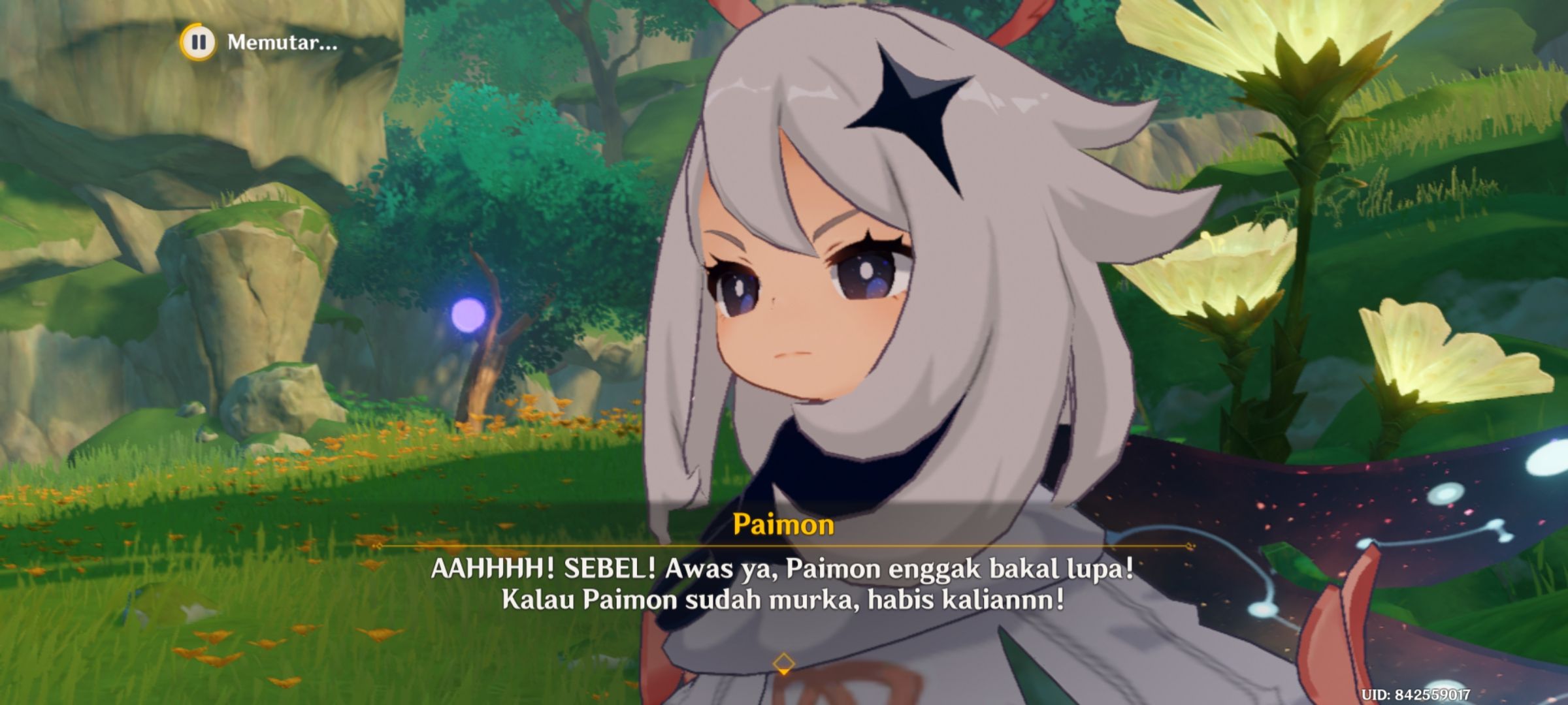 Apakah Paimon adalah... The Unknown God yang menggunakan kekuatannya ...