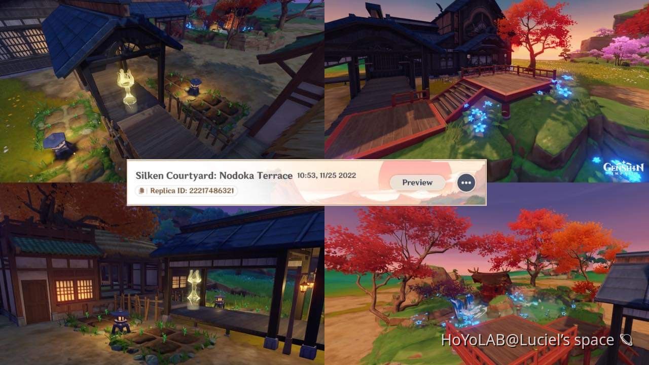 (EU, Inazuma Realm Layout) Simple Inazuma main house with farm and fish ...