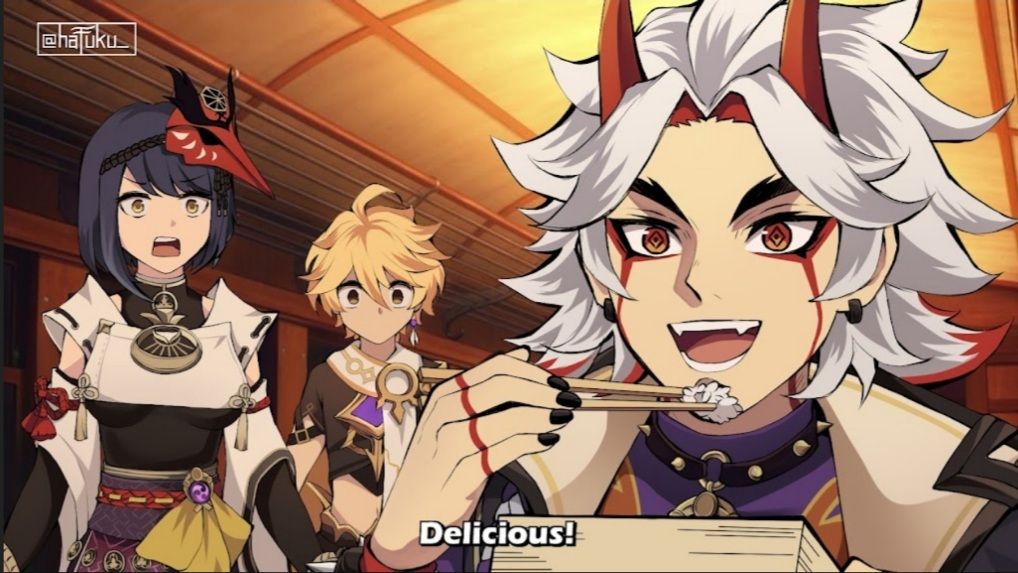 I love this demon slayer cross over art Genshin Impact | HoYoLAB