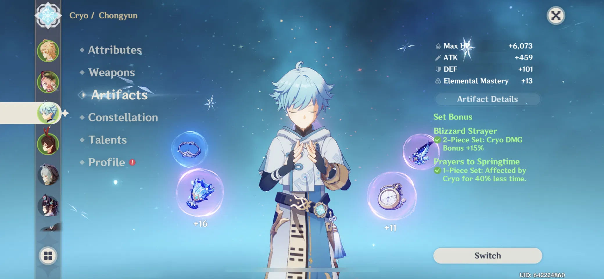 Chongyun build Genshin Impact | HoYoLAB