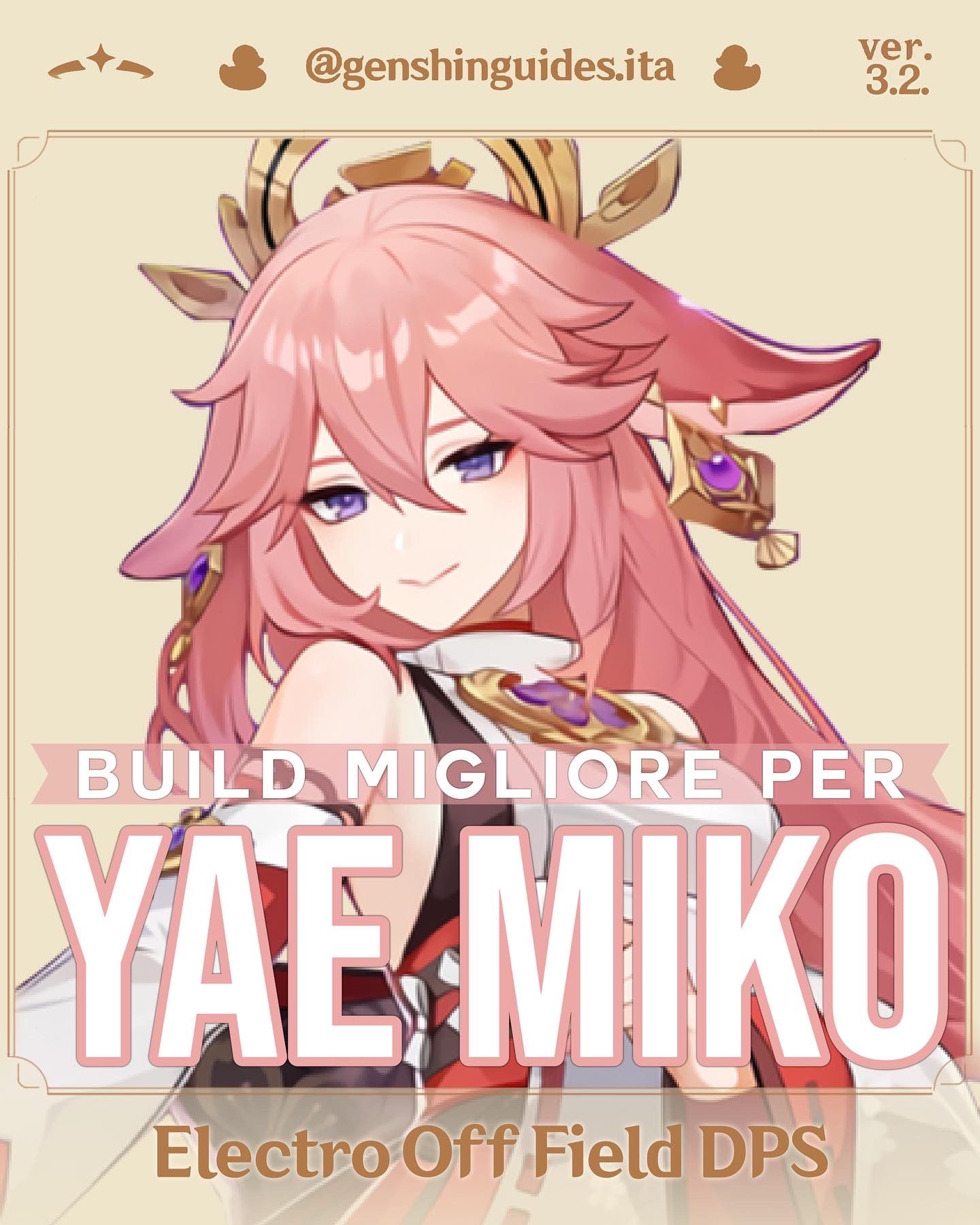 [3.2.] Build migliore per Yae Miko (Electro Off-Field DPS) Genshin ...