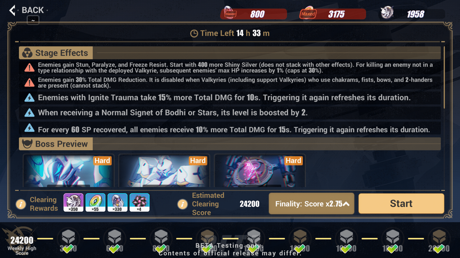 [Beta 6.2] Elysian Realm [Difficulty : Finality] Signet, Sigil, & Team Lineup For Chrono Navi ...