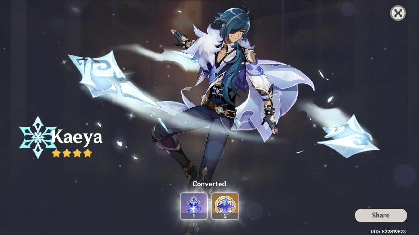 I got kaeya back to back I’m so happy^^ Genshin Impact | HoYoLAB