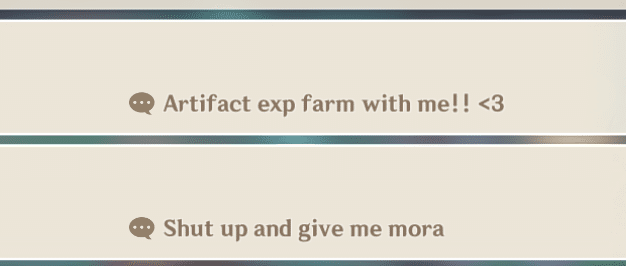 matching coop signatures Genshin Impact | HoYoLAB