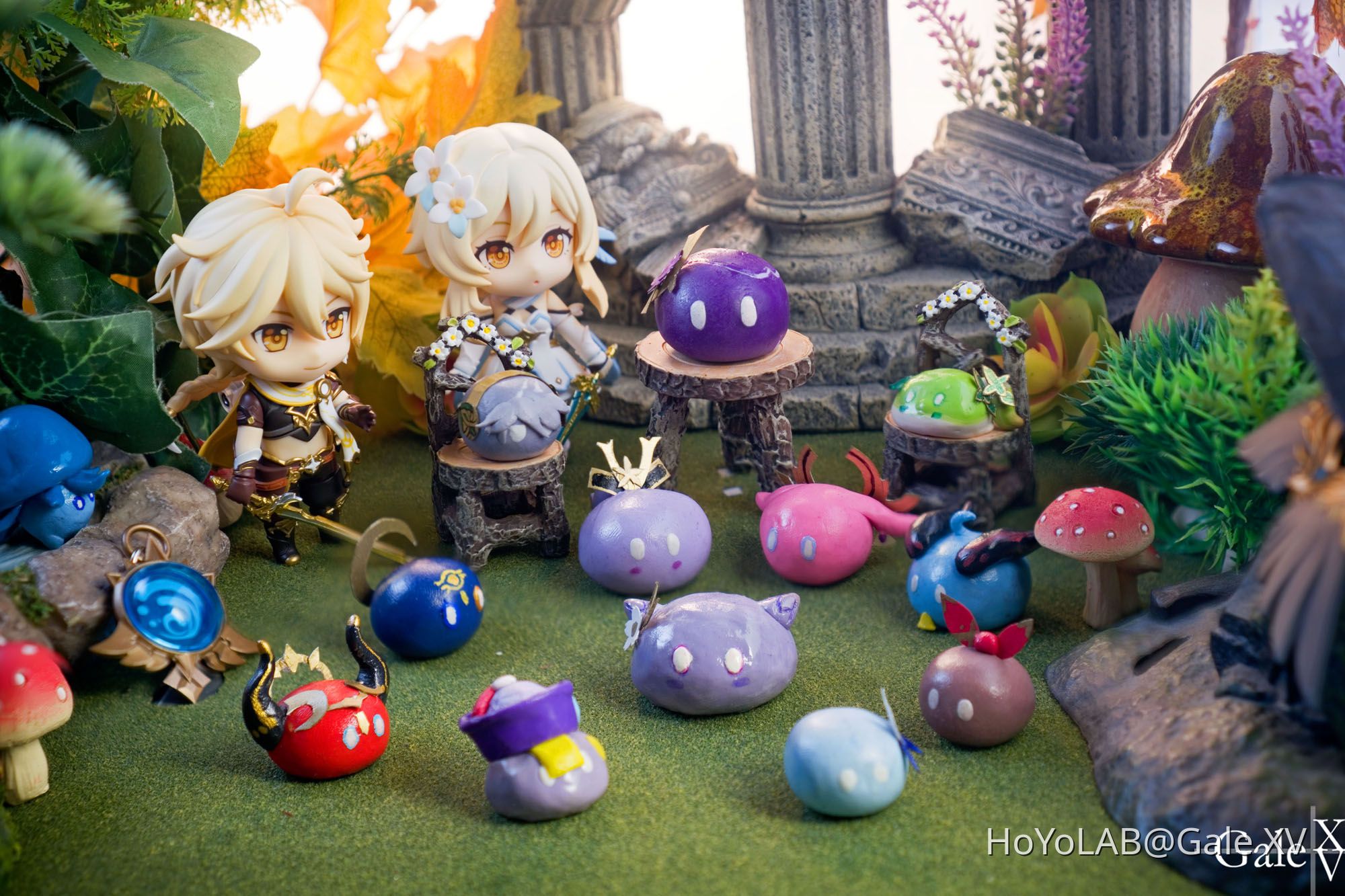 [Crafts + Photography] Clay Character Slimes (Set 1) Genshin Impact ...