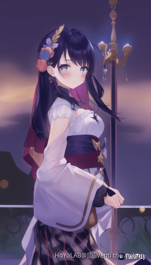 Raiden AI recreation (1st pic) Raiden from the game (2nd pic) Genshin ...