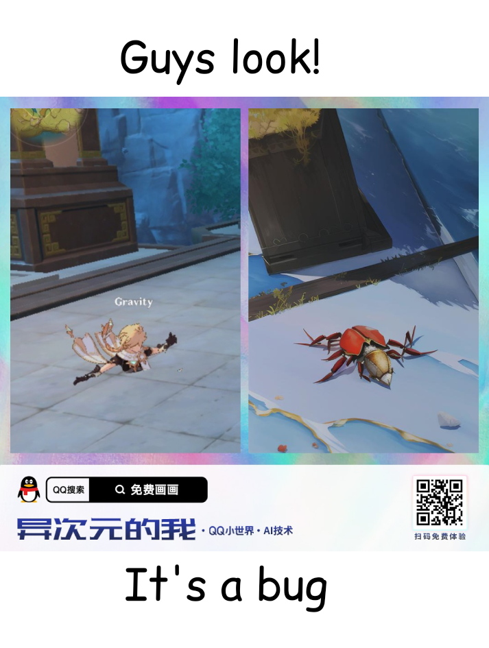 Get it? Cause... bugs Genshin Impact | HoYoLAB