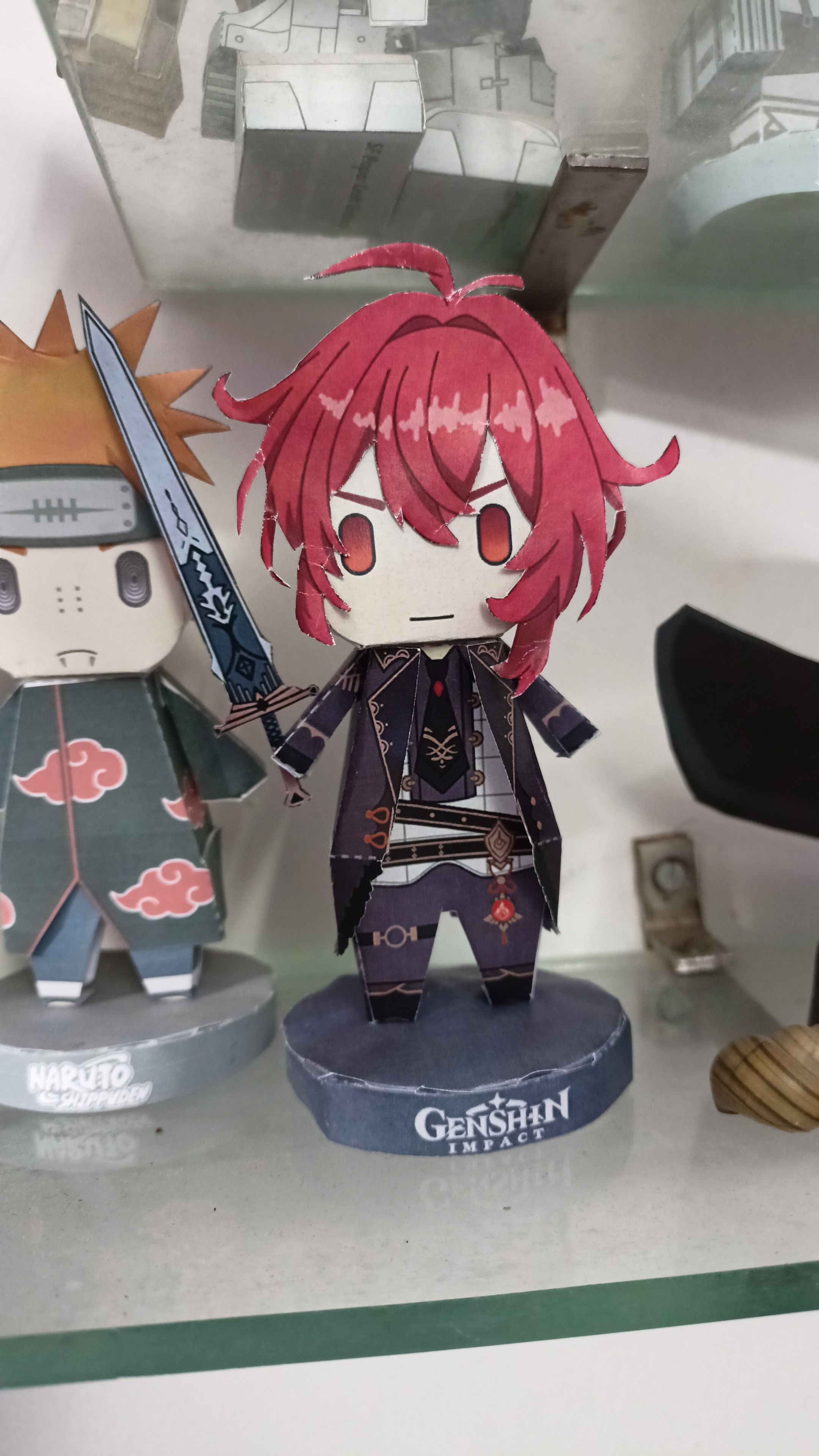 I Made Diluc Papercraft Genshin Impact Hoyolab