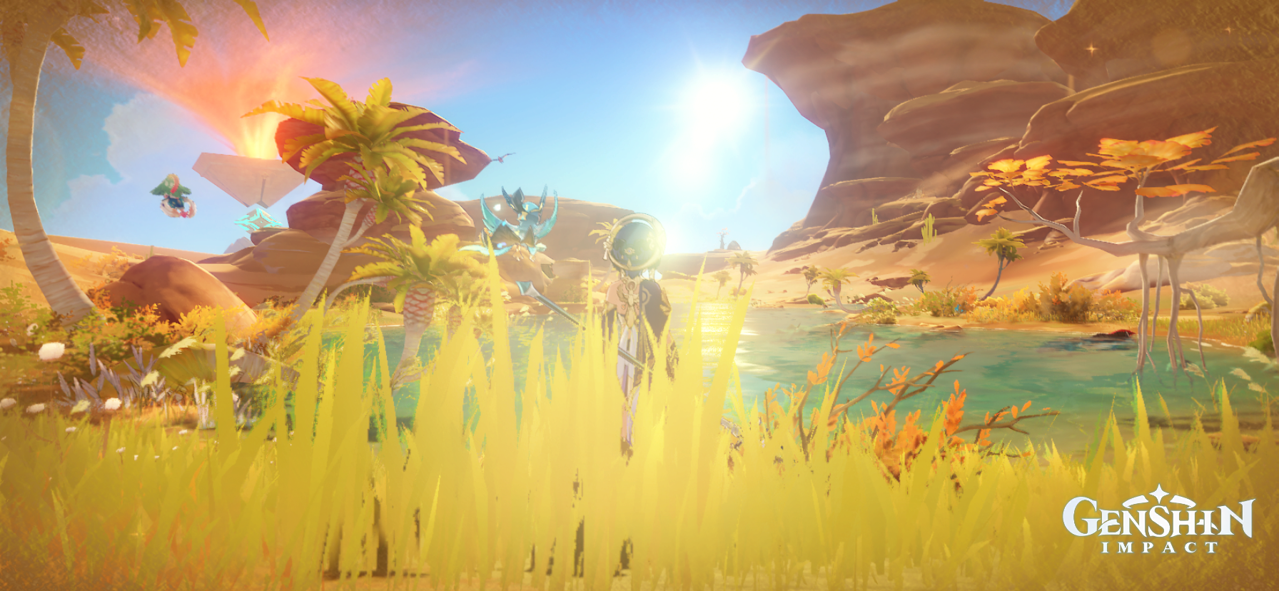 Sumeru oasis ft.Candace Genshin Impact | HoYoLAB