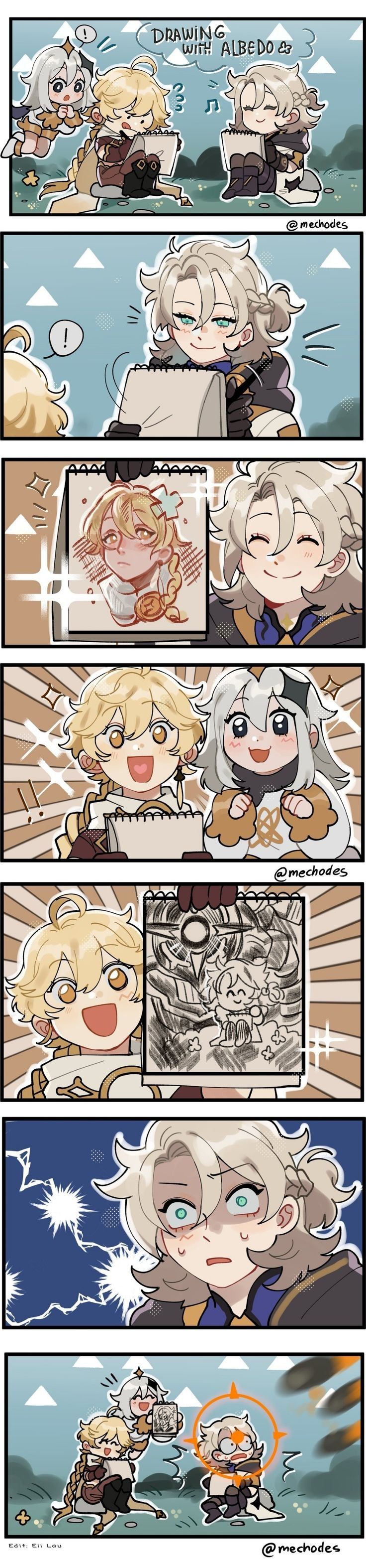 poor albedo was so happy 😔 / coidado do albedo estáva tão feliz 😔 Genshin Impact | HoYoLAB