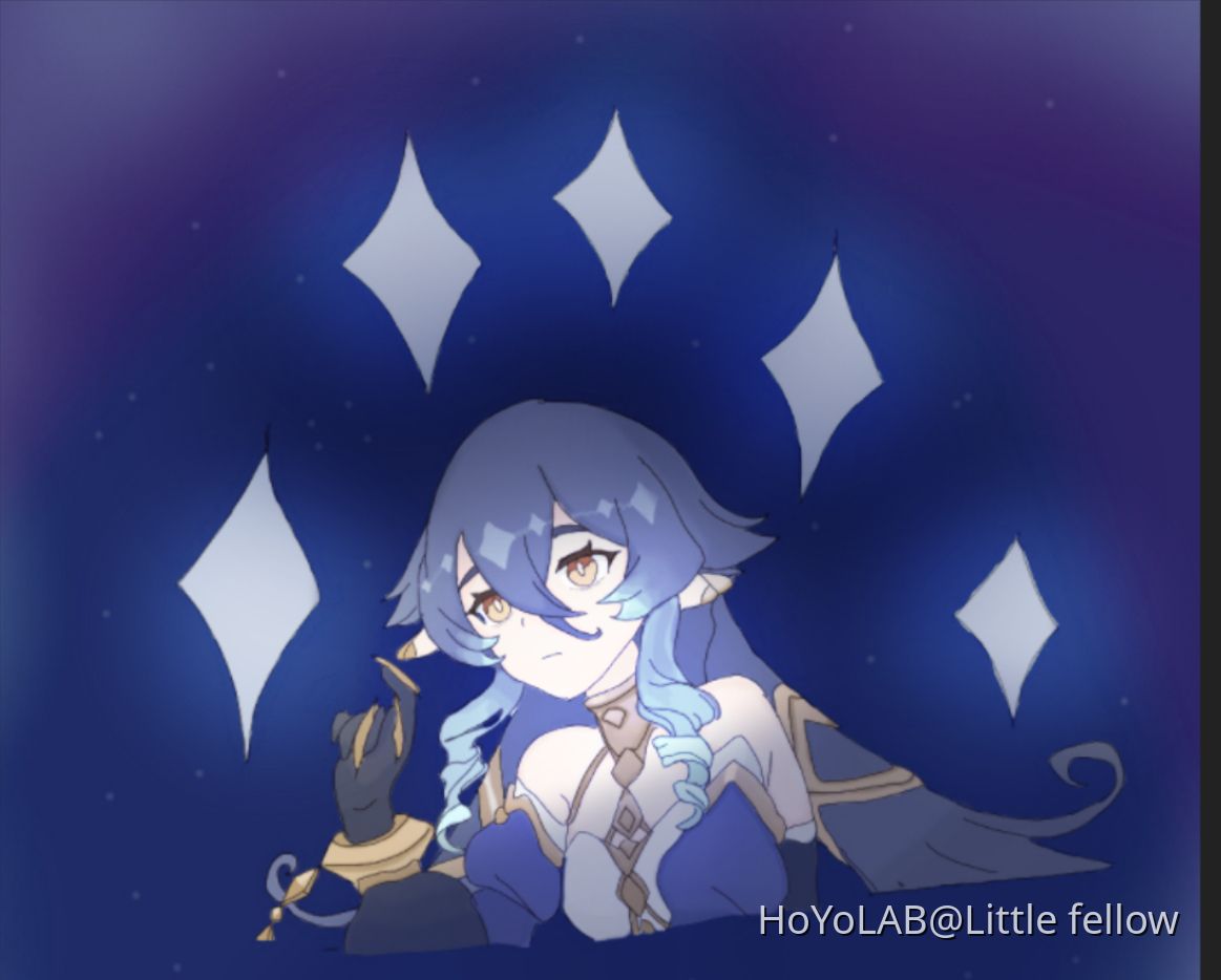 Layla fanart done! Genshin Impact | HoYoLAB