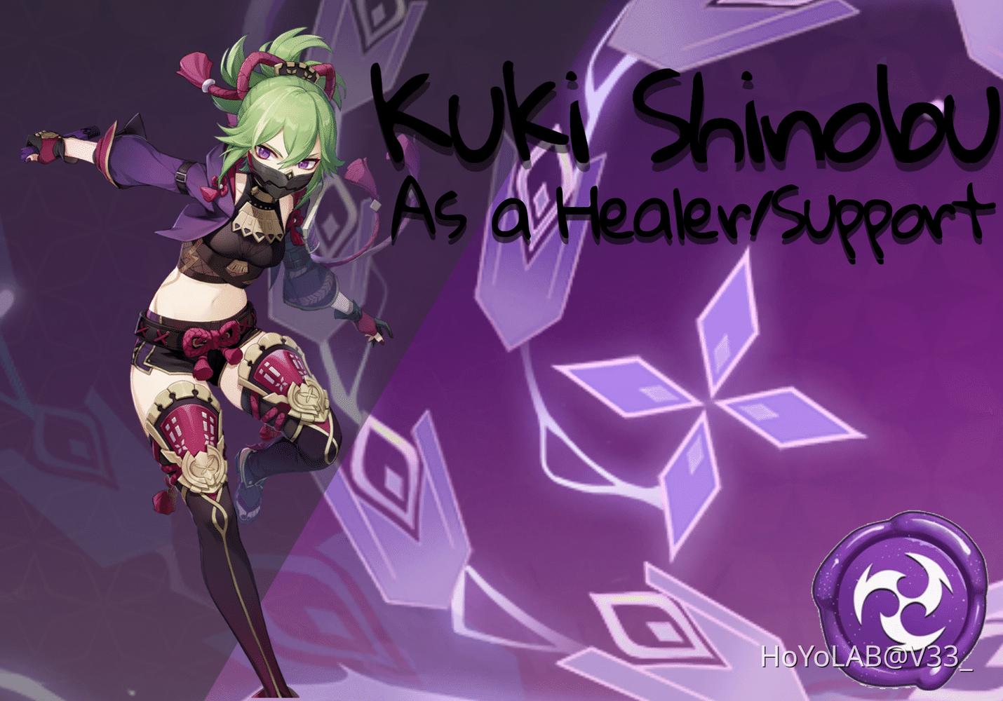 Kuki build | Electro Healer / Support Genshin Impact | HoYoLAB