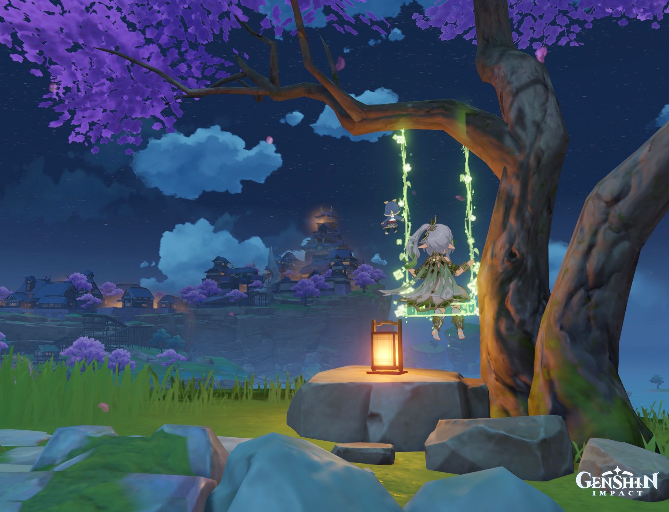 Found a good spot for Nahida’s idle animation. Genshin Impact | HoYoLAB