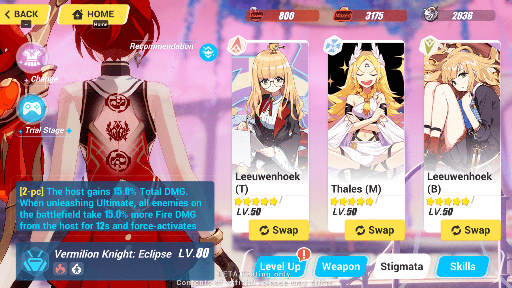 [Beta 6.2] Elysian Realm [Difficulty : Finality] Signet, Sigil, & Team Lineup For SS Vermilion ...