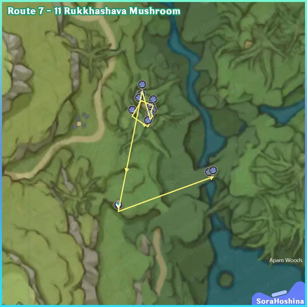 [V3.3] All 87 Rukkhashava Mushroom Location & Farming Guide | Wanderer ...