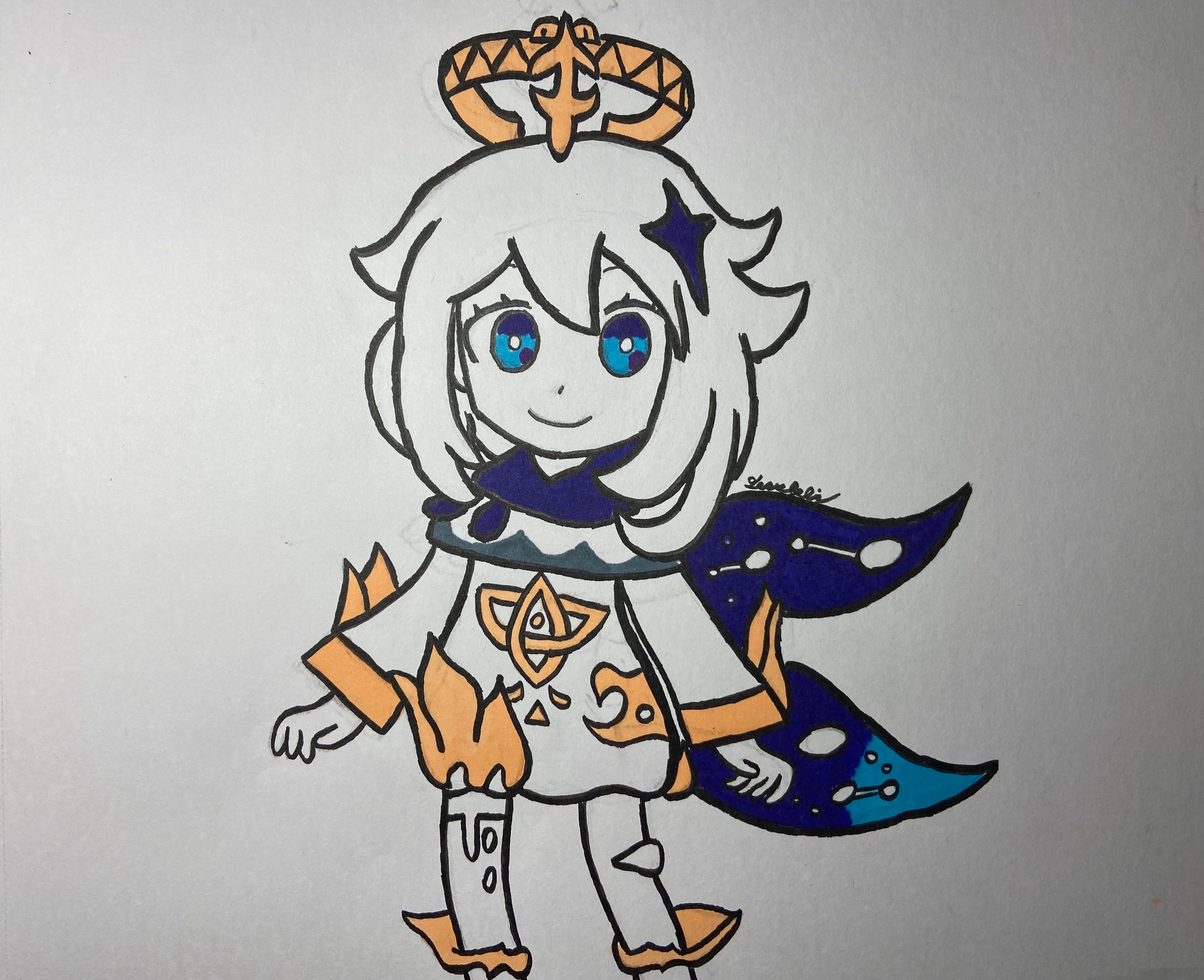 Paimon Drawing Genshin Impact | HoYoLAB