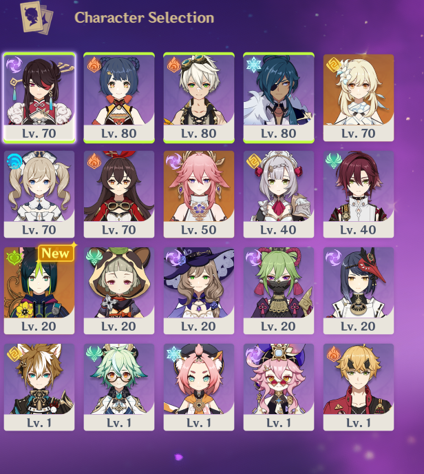 Im currently at AR45. who should i build first? Genshin Impact | HoYoLAB