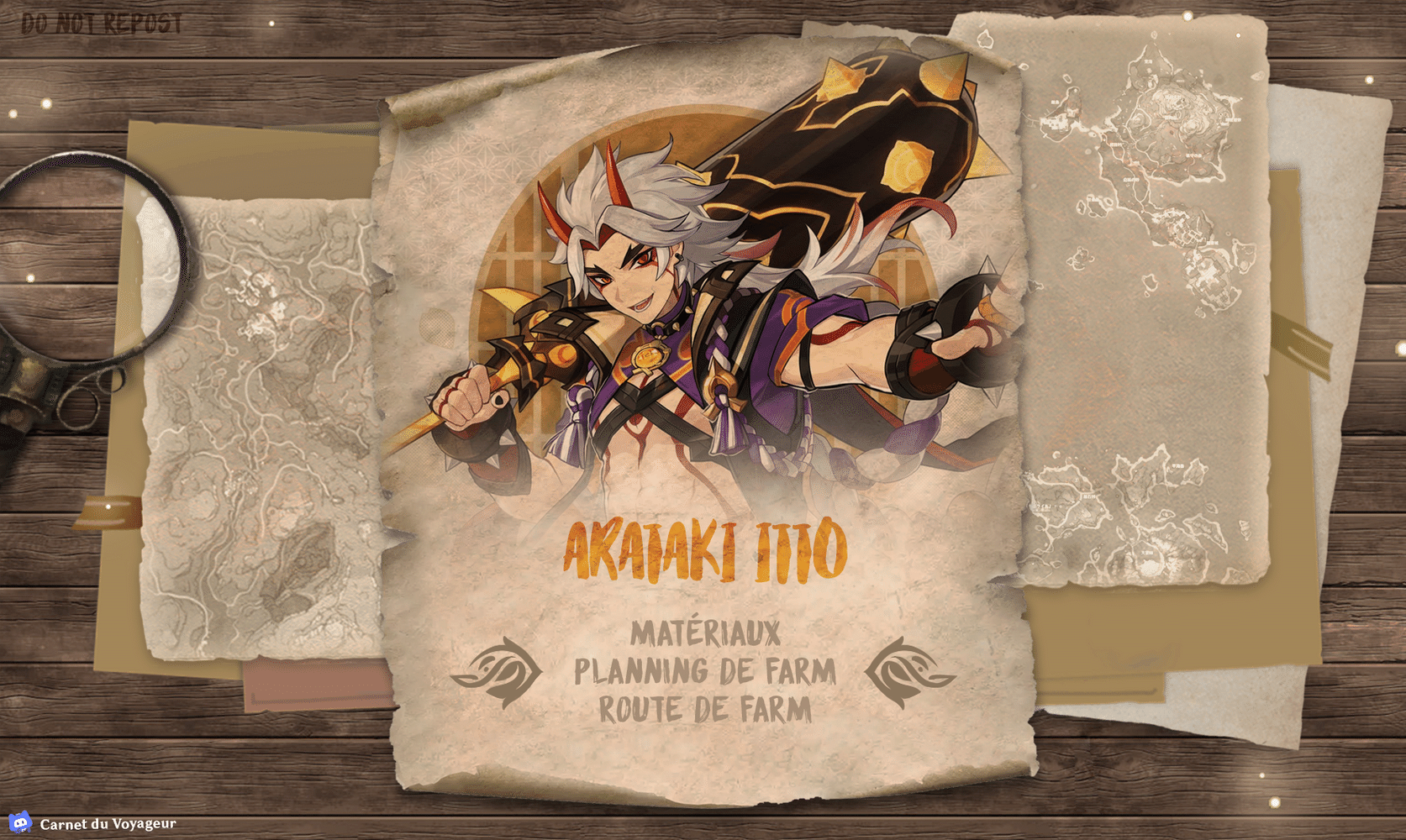 [Version 3.3] Arataki Itto | Matériaux d'élévation et d'aptitudes ...