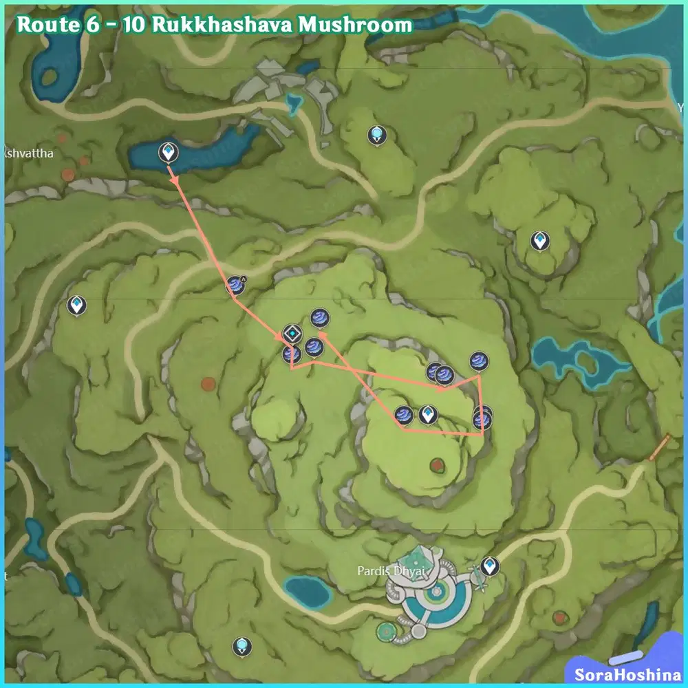 [V3.3] All 87 Rukkhashava Mushroom Location & Farming Guide | Wanderer ...