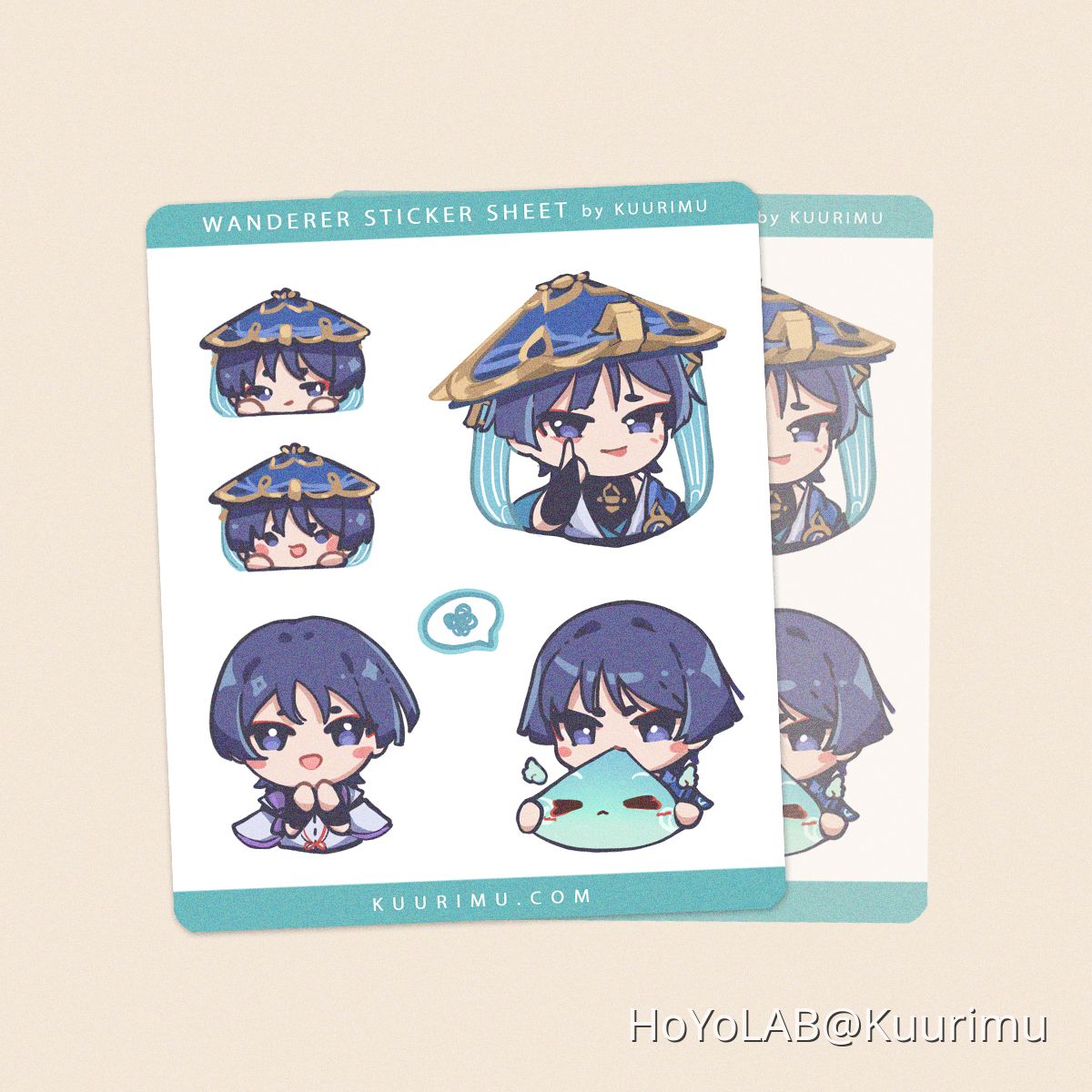 Wanderer Sticker Sheet Genshin Impact | HoYoLAB