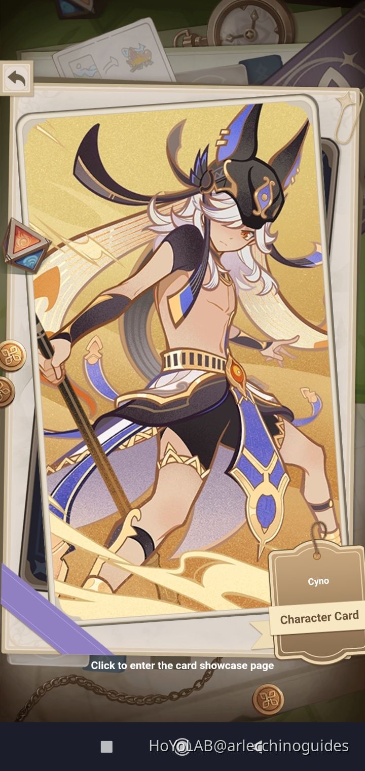 yoimiya and cyno cards ! Genshin Impact | HoYoLAB